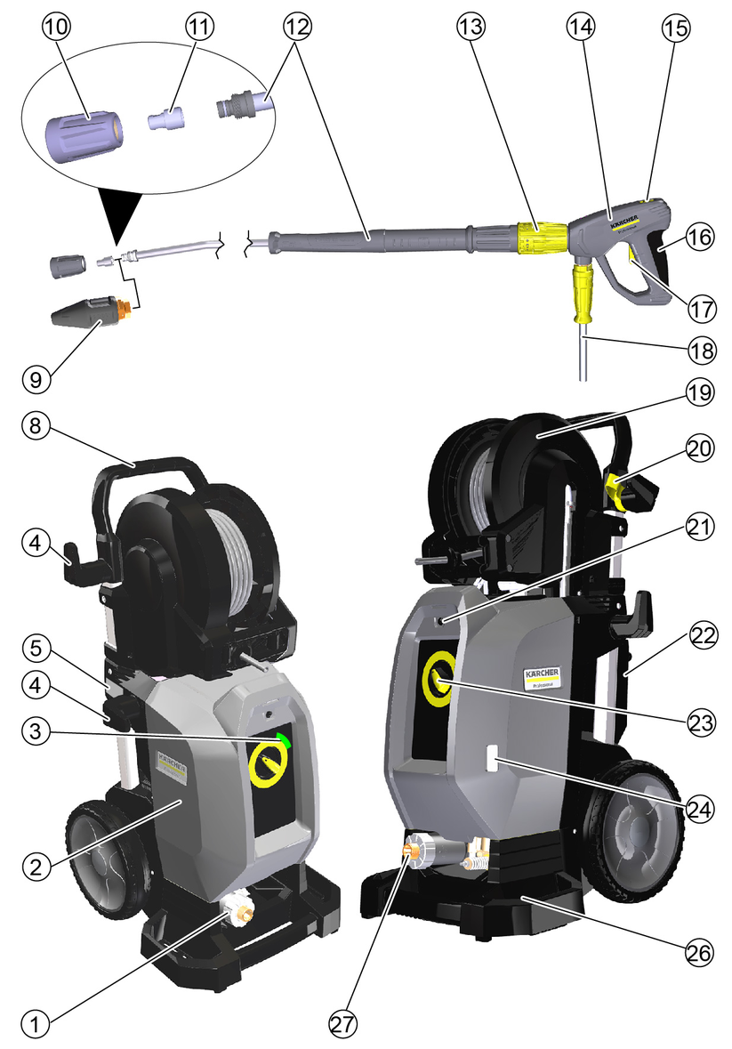 HD 9/20-4 S, HD 9/20-4 SXA, HD 10/21-4 SHD 10/21-4 SXA, HD 10/25-4 S ...