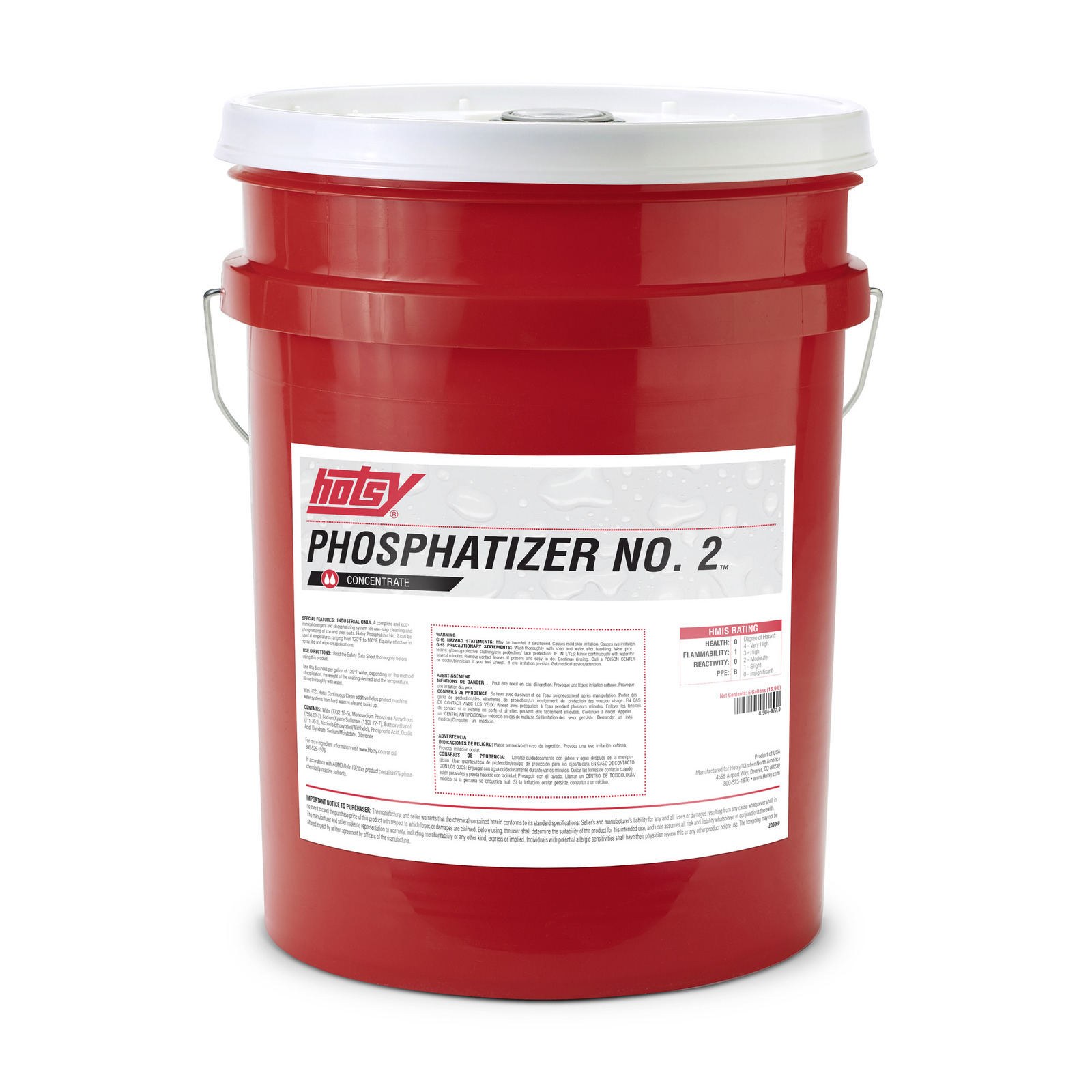 Phosphatizer No. 2 Specialty Cleaner and Detergent