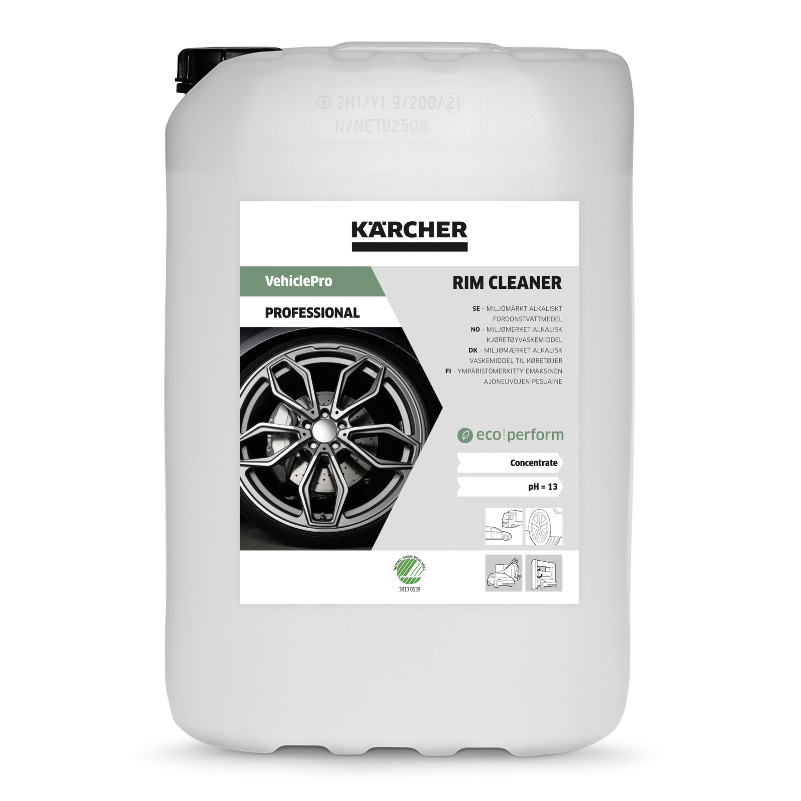 VehiclePro Eco!Perform Rim Cleaner, 25L, 25l25 l